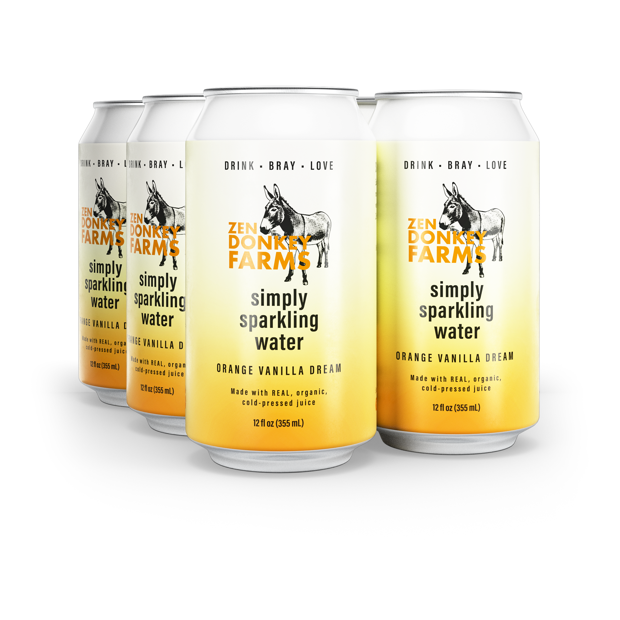 Simply Sparkling Water - Orange Vanilla Dream (6-pack) — Zen Donkey Farms