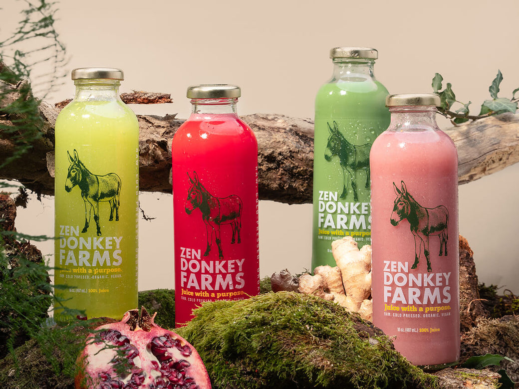 ZEN DONKEY FARMS | RAW, COLD-PRESSED, ORGANIC JUICE — Zen Donkey Farms