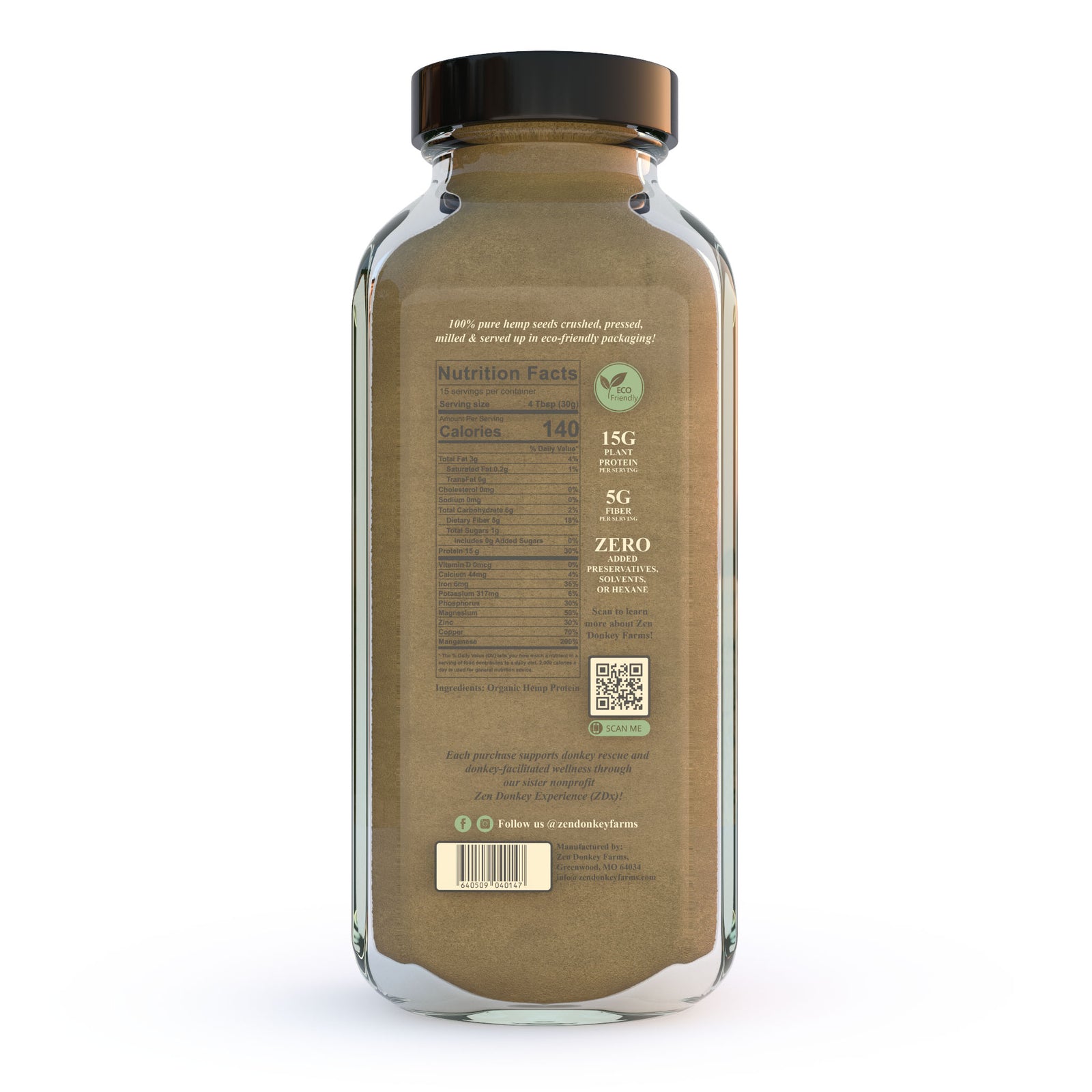 Hemp Protein Superfoods - Zen Donkey Farms